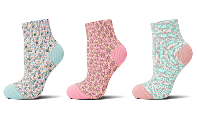 Create unique socks design for you by Nichaan | Fiverr