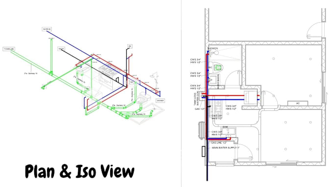 Draw architectural, structural plans, mep drawings by Marsh_elex | Fiverr