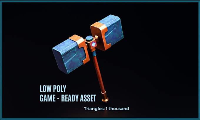 Create low poly 3d model, game assets for unity and unreal by Cgloop ...