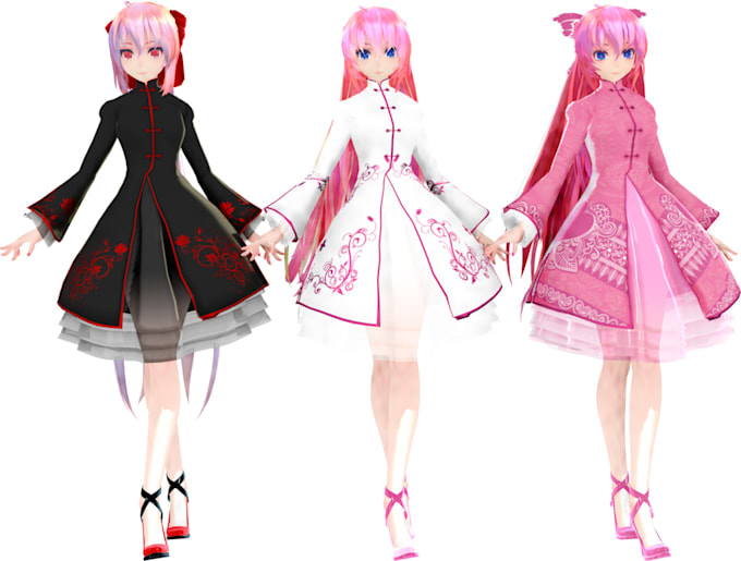 Create repair or convert any model to mmd or blend format by Anala ...