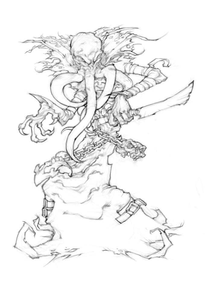 Design and draw a monster to your brief by Dawidstrauss | Fiverr
