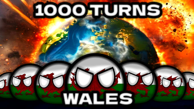 Draw a youtube countryball thumbnail by Shibeonmc | Fiverr