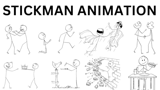 Create viral engaging 2d animation and stickman animation by ...