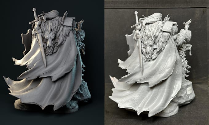 Sculpt high quality 3d miniature action figure 3d model stl file for 3d ...