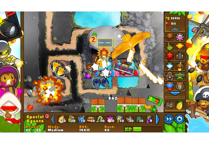 Reskin unity game 2d, unity 3d, mobile game ui design, unity game development by Beats_gamers ...