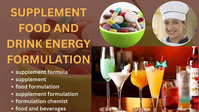 Do food supplement and energy drink formulation, recipes for food and ...