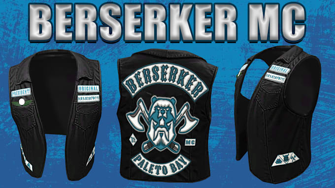 Make a authentic and high quality biker patch and flashes for your ...