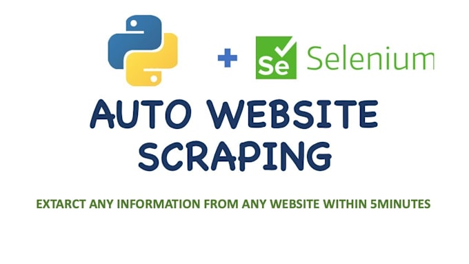 Build an automated web scraping bot to scrape any website into sql ...