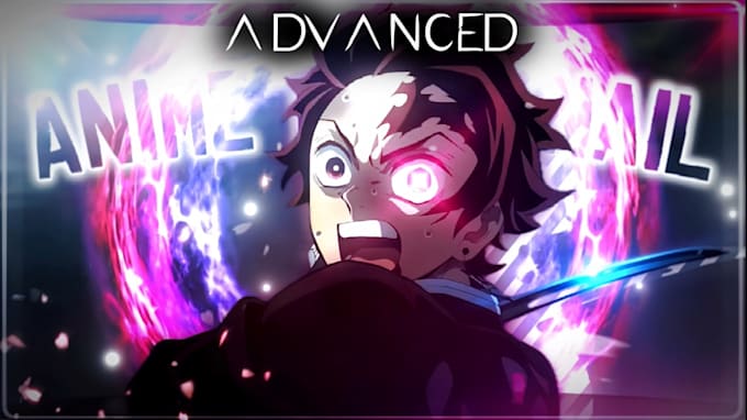 Make you a professional, eye catching anime thumbnail by Novi_visuals ...