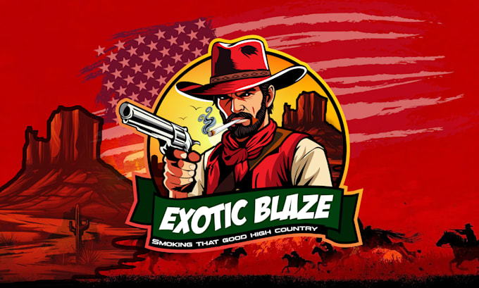 Make fivem and discord logo with red dead redemption style by ...