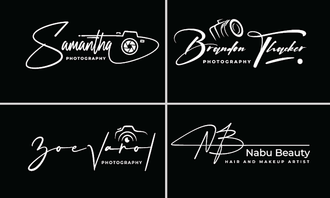 Design photography, signature, cursive or watermark logo by Gfx ...