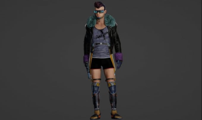 Hyper realistic 3d stylized character model,cartoon,sculpt,uv map ...