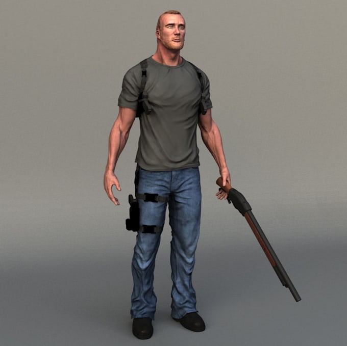 3d character model,zbrush,sculpt,uv map,realistic,ar,vr,pixar,chibi ...