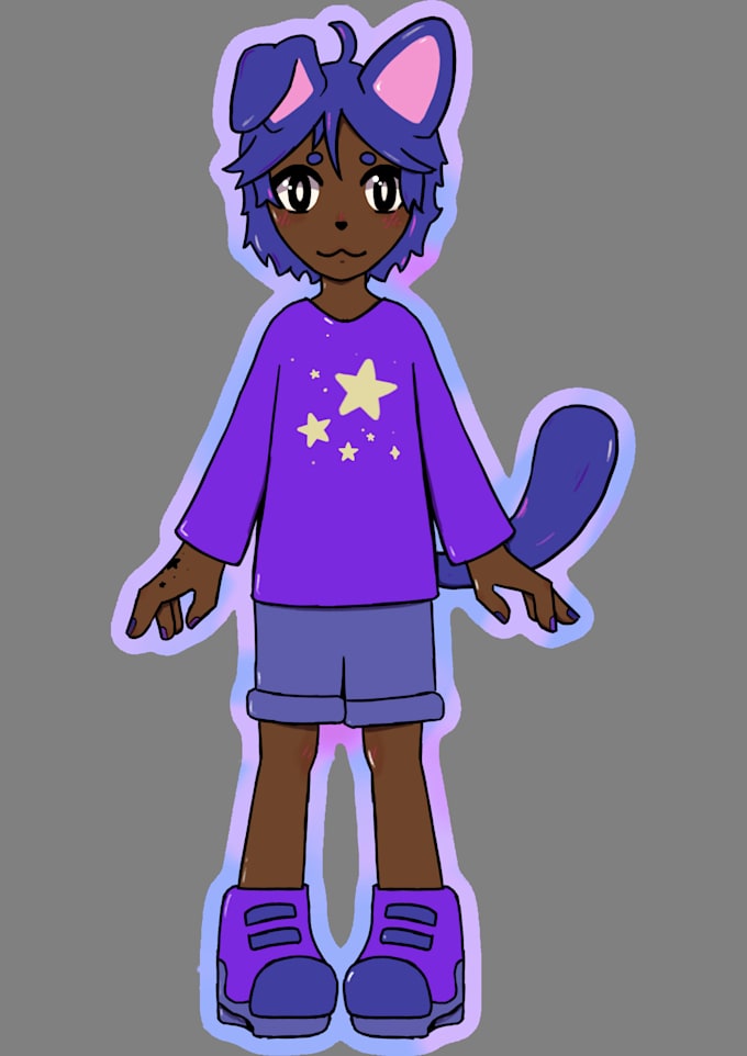 Draw your oc, full body, digital art by Lisa70929 | Fiverr
