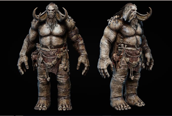Centaur character, non humanoid creature character,3d game character ...