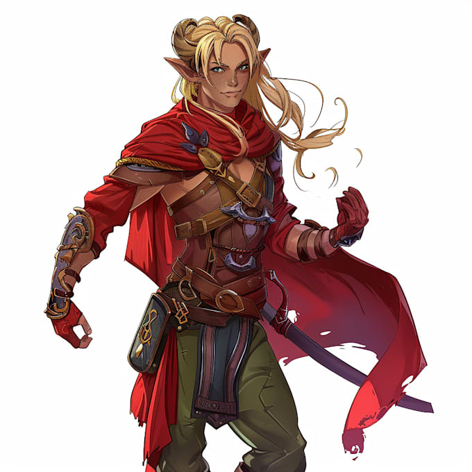 Create your dnd character design by Wallatsutsea | Fiverr