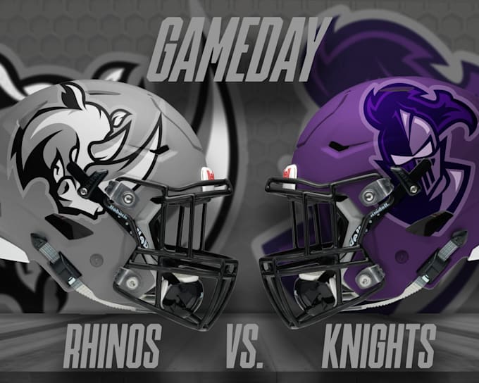 Create a game day poster for your team by Oakland_design | Fiverr