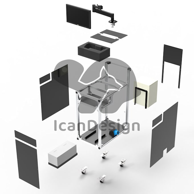 Create a 3d mechanical design by Icandesign_id | Fiverr