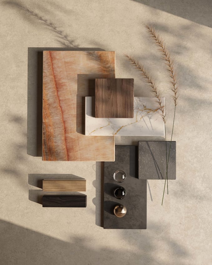 Create material boards for interior design presentations by Denysenko ...