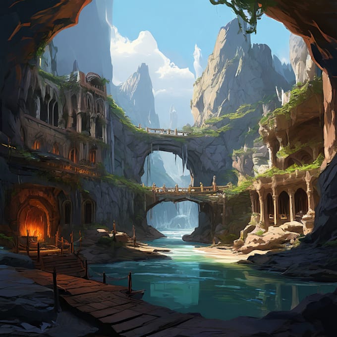 Draw environment concept art by Rabibiaen | Fiverr Draw environment concept art by Rabibiaen | Fiverr