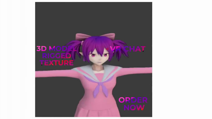 Make A Custom Vrchat Avatar 3d Model Nsfw Vr Chat