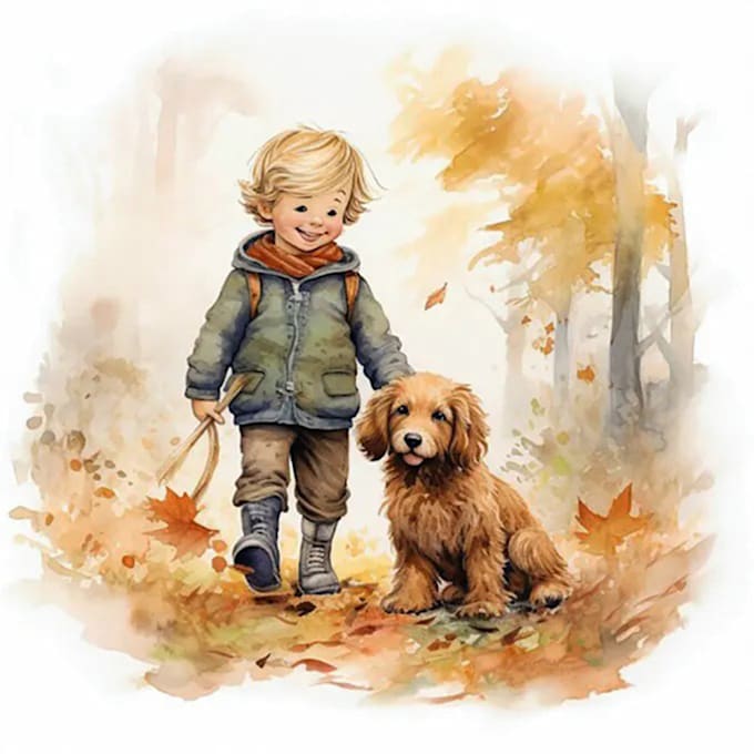 Children story book illustration watercolor by Fardin_stege2 | Fiverr
