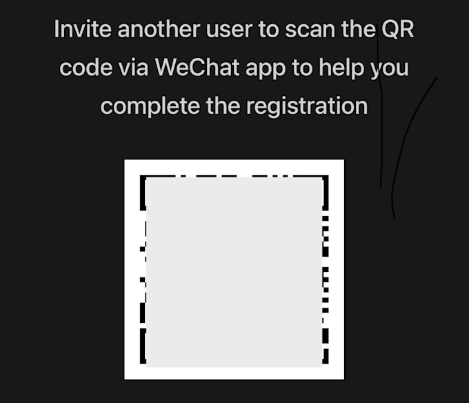 Do wechat scan qr code for new user registration sign up assistance by ...