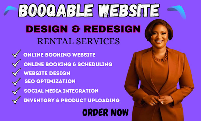 Build booqable rental service website, online booking, scheduling and ...