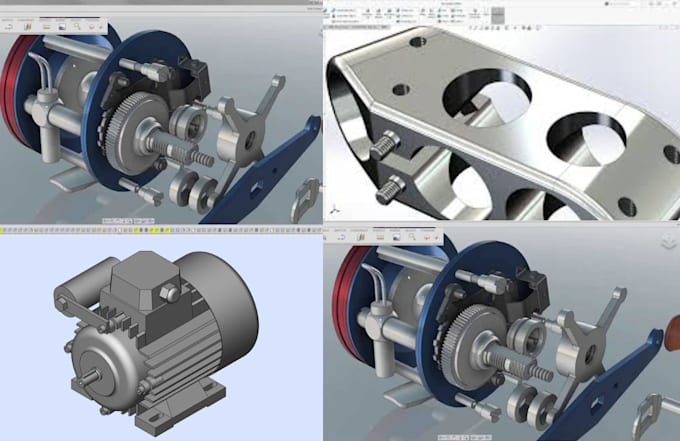 3d model and rendering solidworks catia 3d design fusion 360 mechanical design by Dully_smith ...