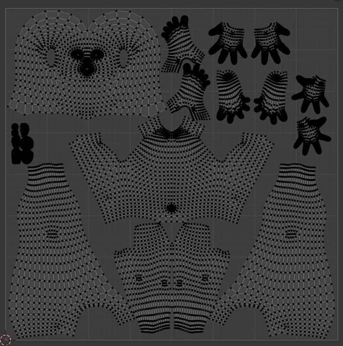 Retopology and uv unwrap your 3d model for games or film production by Kraton_art | Fiverr