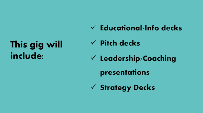 Design impactful pitch decks, strategy decks, and educational ...