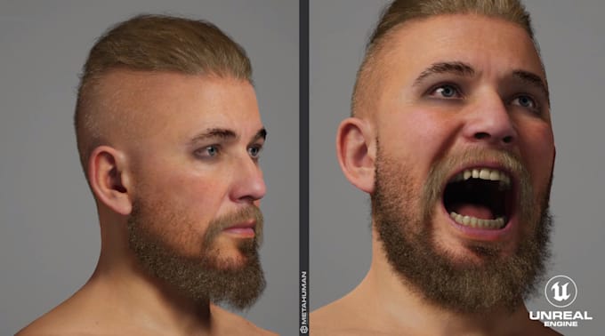Ultra realistic 3d metahuman character 3d metahuman 3d character design ...