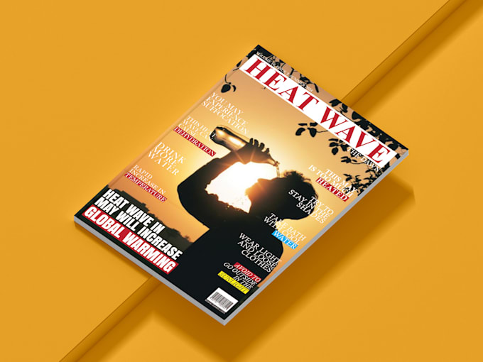 Design magazine cover layout by Saadahmad485 | Fiverr