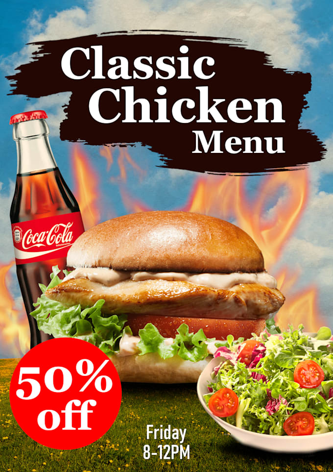 Create an individual poster for events, restaurant and more by ...