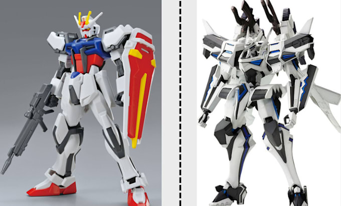 Build and paint a customized gundam gunpla model kits commission by ...