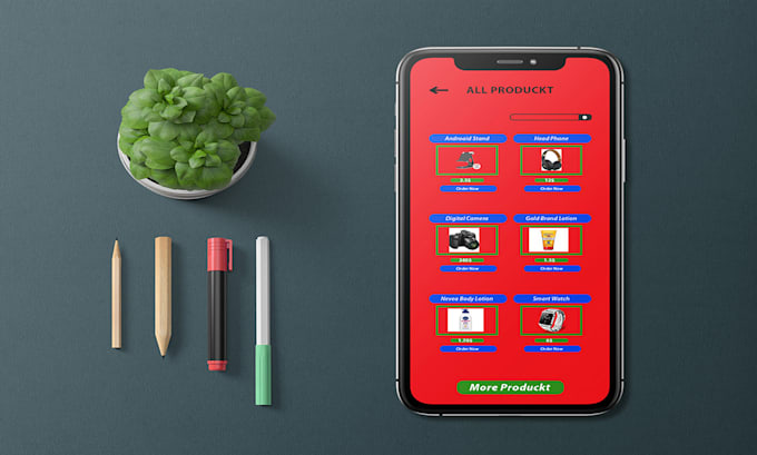 Creative mobile app design unique ui ux for ios android by Jibon476 ...