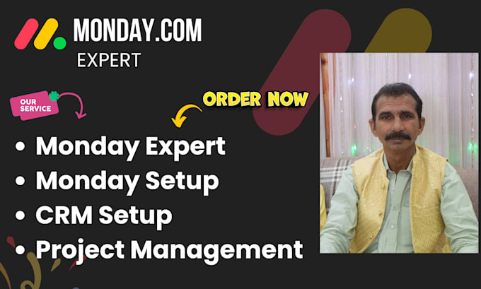 Setup monday work management, monday crm, monday dev, monday marketer ...