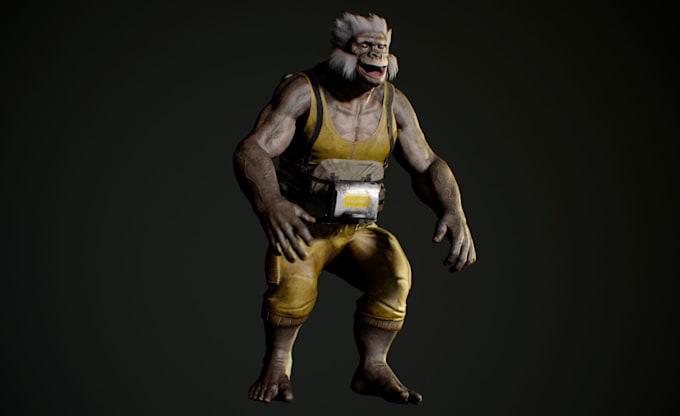 Create 3d animal character model for animation and game by Onahurla ...