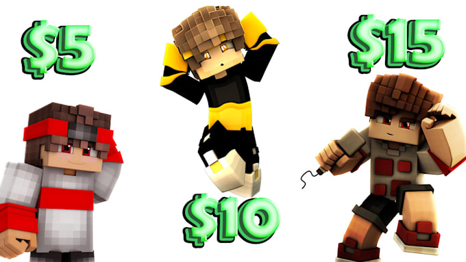 Create custom minecraft skin by Hasin_manzar96 | Fiverr