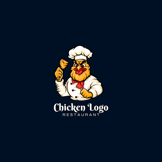Design modern and creative chicken fried logo for your brand by ...