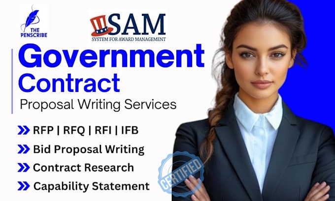 Write winning bid proposal for government contracts, rfp, rfq by Isaac ...