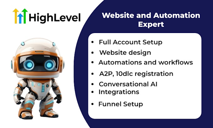 Gohighlevel website ghl automation, funnel, highlevel landing page by ...