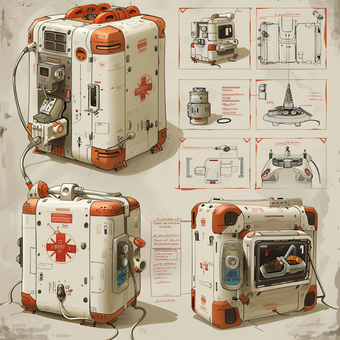 Design your concept art product using digital drawing by Kiba23eo | Fiverr