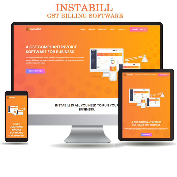 Design redesign responsive website and landing page in html css ...
