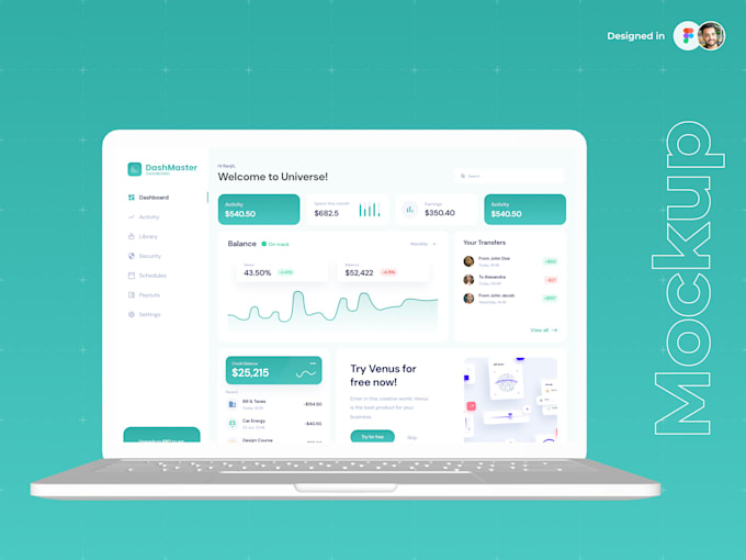 Design responsive dashboard for your brand by Ritzzkaur1008 | Fiverr