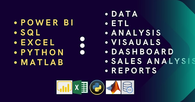 Do data analysis, create visuals and dashboards by Aliyosef | Fiverr