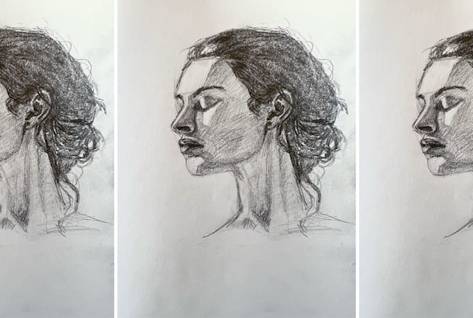 Draw high quality pencil portraits from reference pictures by Asmaa ...