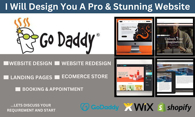 Design godaddy website design godaddy website redesign wix website ...