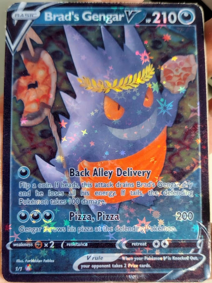 Create a custom art pokémon card by Forbiddenfables | Fiverr