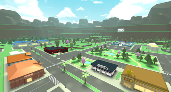 Create perfect full roblox map, 3d game environment, model and script ...